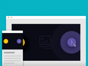 A slider with SVG radial transition effect - Freebiesbug