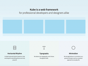 Kube: Web framework for developers and designers - Freebiesbug