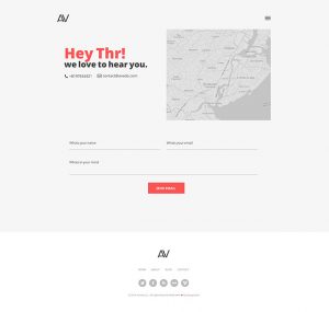 Avana: Minimal portfolio template for agencies - Freebiesbug