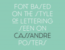 Cassannet Plus Regular: A free font for vintage typography - Freebiesbug