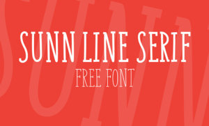 SUNN: A free set of 3 hand-drawn fonts - Freebiesbug