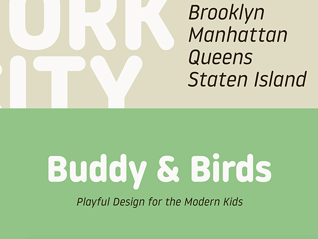 Noway Round: A new font-family based on Noway - Freebiesbug