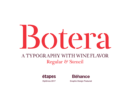 Botera: A free font with wine flavour - Freebiesbug