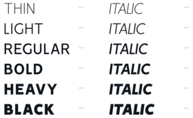 Vision: A free geometric & humanist typeface - Freebiesbug