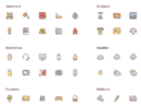 A free set of 150 vector icons - Freebiesbug