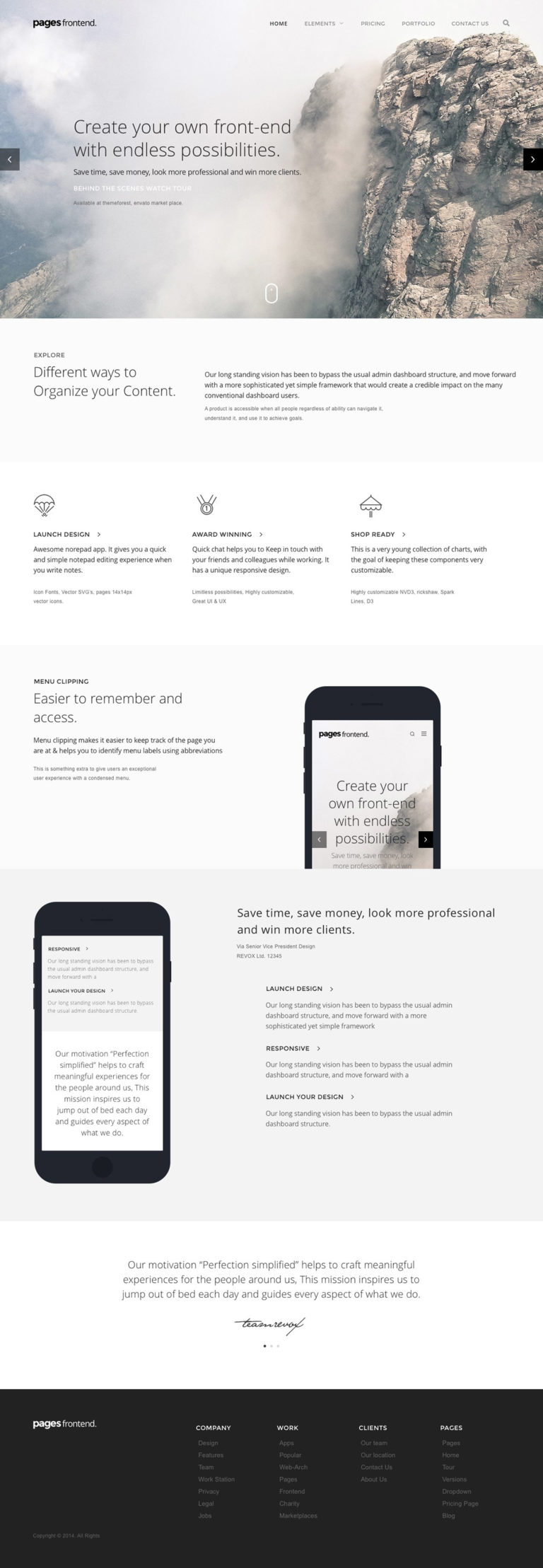 Pages UI Web Kit (2019 update) - Freebiesbug
