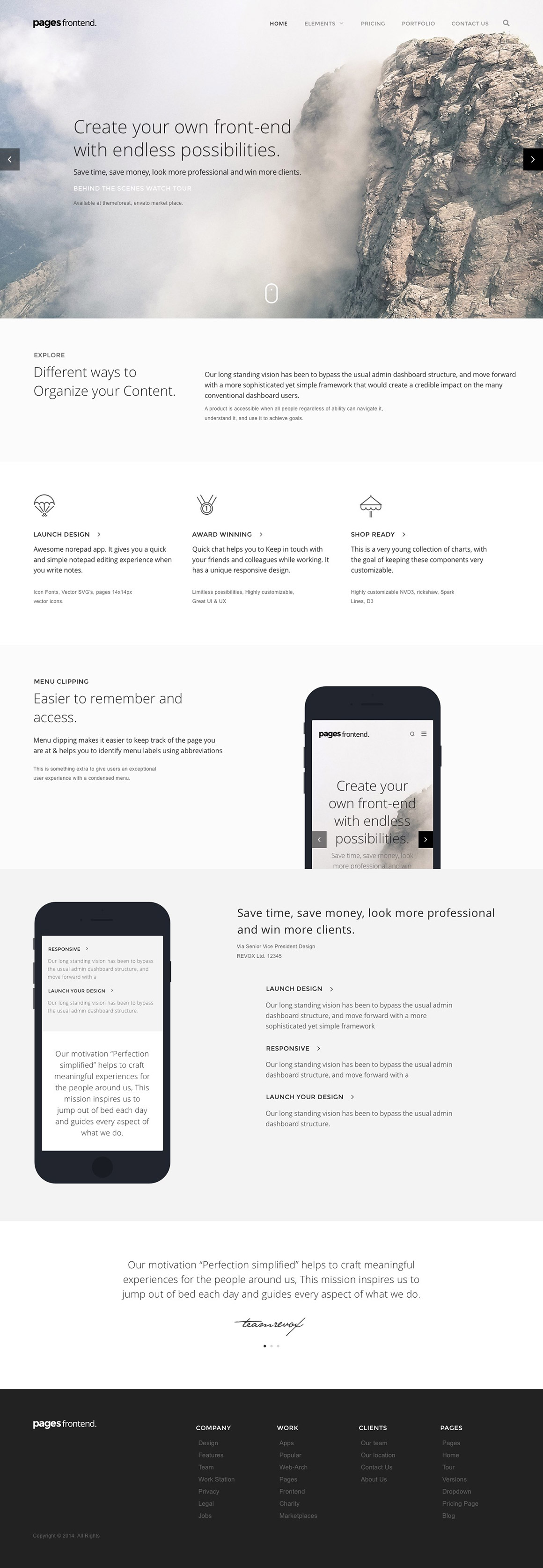 Pages UI Web Kit (2019 update) - Freebiesbug