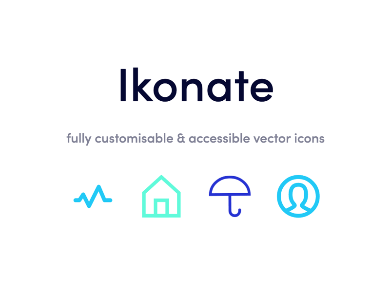 Ikonate: Free set of 230+ SVG icons - Freebiesbug