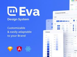 Eva: A free Design System for Sketch - Freebiesbug