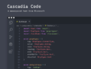 Cascadia Code: A monospaced font from Microsoft - Freebiesbug