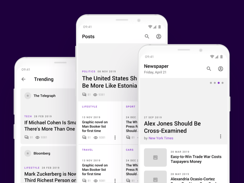 Fragments: Android wireframe kit - Freebiesbug