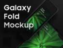 Samsung Galaxy Fold free mockups - Freebiesbug