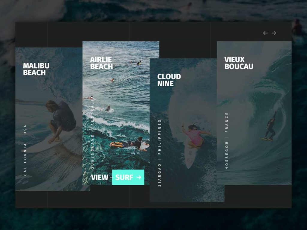 GoSurf: Free website template for surfing and travels - Freebiesbug