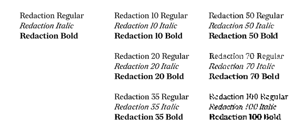 Redaction: Free serif-font in 21 styles - Freebiesbug