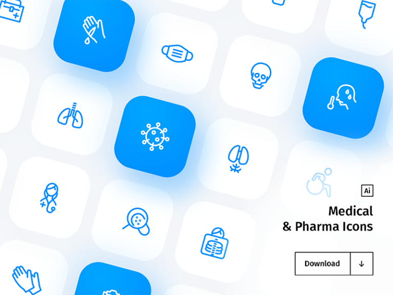 65 Free medical & pharma icons - Freebiesbug