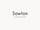 Sawton Circular Thin: Free geometric font - Freebiesbug