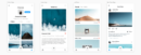Instagram-like Travel app design - Freebiesbug