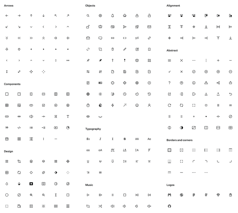 Radix Icons: A crisp set of tiny icons - Freebiesbug