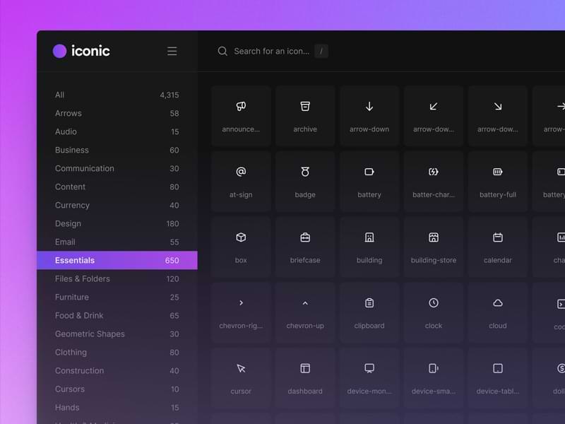 Iconic: Free collection of pixel-perfect icons - Freebiesbug