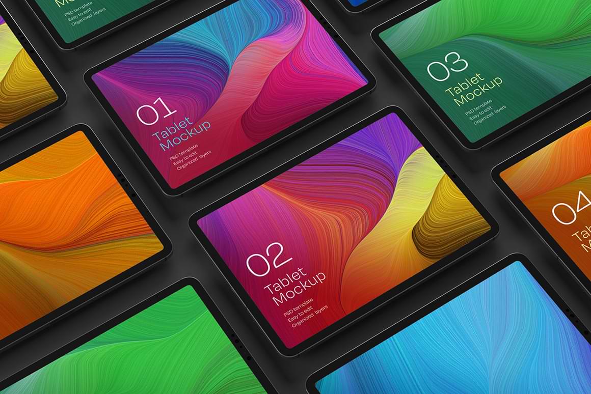 Free iPad Pro mockups for 2021 - Freebiesbug