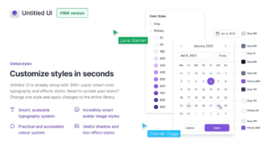 Untitled UI: Figma UI Kit and Design System - Freebiesbug