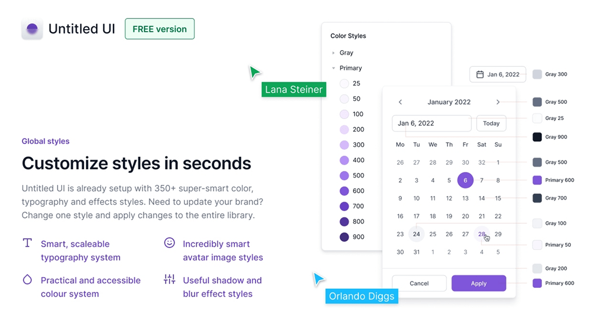 Untitled UI: Figma UI Kit and Design System - Freebiesbug