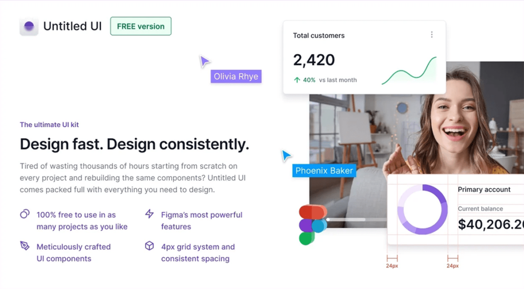 Untitled UI: Figma UI Kit and Design System - Freebiesbug