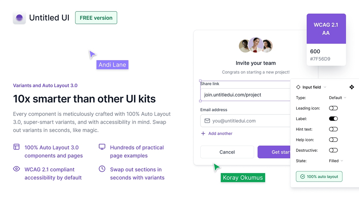 Untitled UI: Figma UI Kit and Design System - Freebiesbug