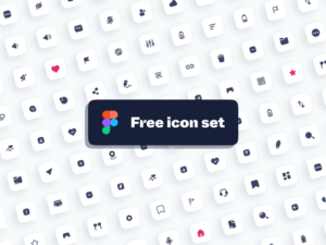 Free icon pack for Figma - 1000+ icons - Freebiesbug