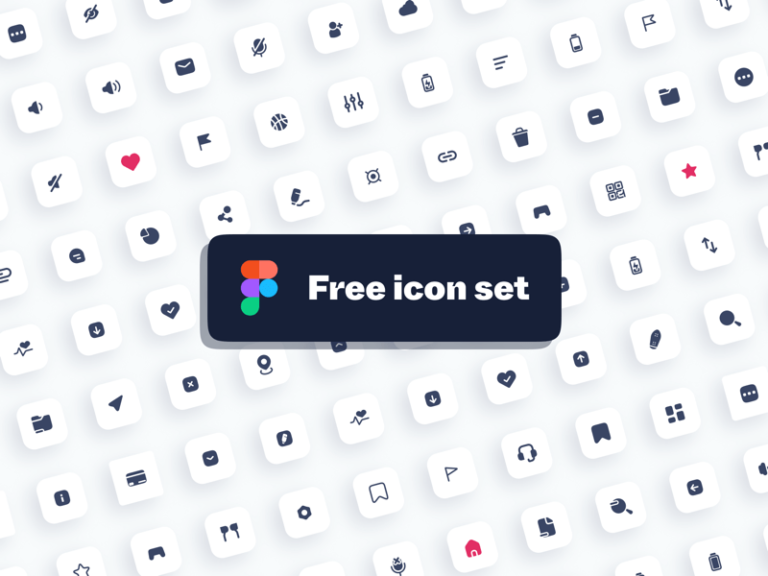Free icon pack for Figma - 1000+ icons - Freebiesbug