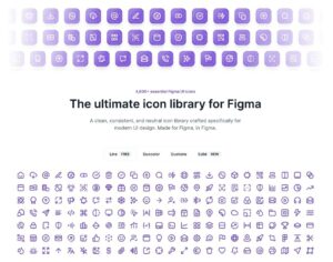 Untitled UI Icons: 1,100+ Free line icons for Figma - Freebiesbug