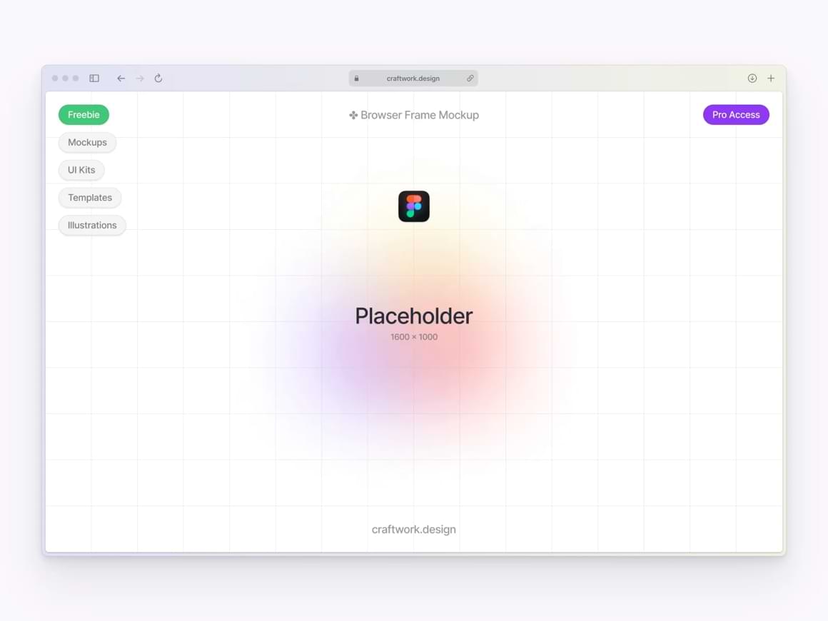 Free Browser Window Mockups - Freebiesbug