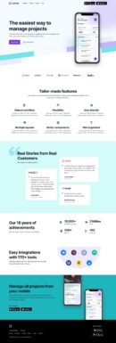 Landify: UI Kit for creating beautiful Landing Pages - Freebiesbug