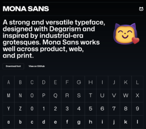 Mona Sans & Hubot Sans: Two free variable fonts - Freebiesbug