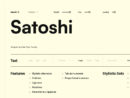 Satoshi: Free modernist sans serif font - Freebiesbug
