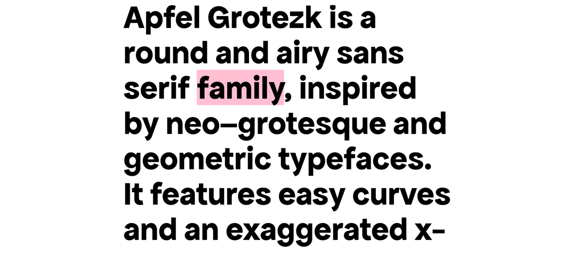 Apfel Grotezk: Free geometric font in 3 styles - Freebiesbug