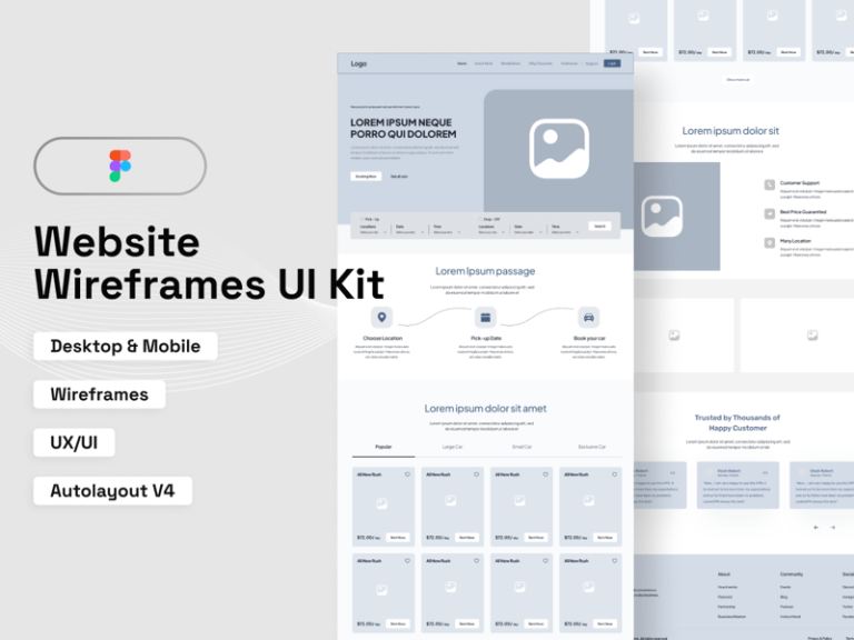 Flowchart: Free mobile wireframe kit for Sketch - Freebiesbug