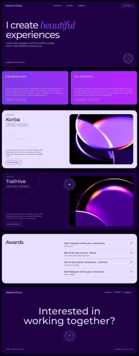 Figma Design Template for Developer Portfolios - Freebiesbug