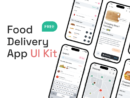 Figma UI Kit for Food Delivery App - Freebiesbug