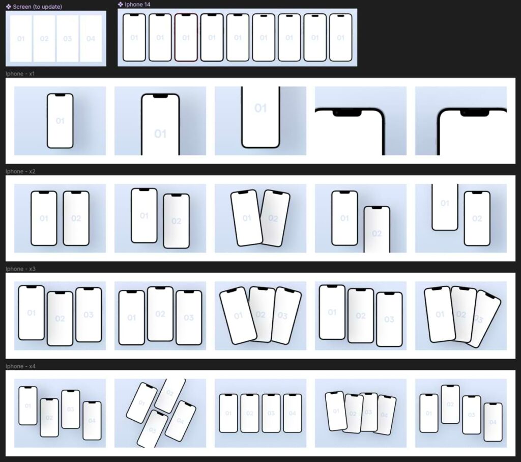 20 Free iPhone Figma Mockups - Freebiesbug