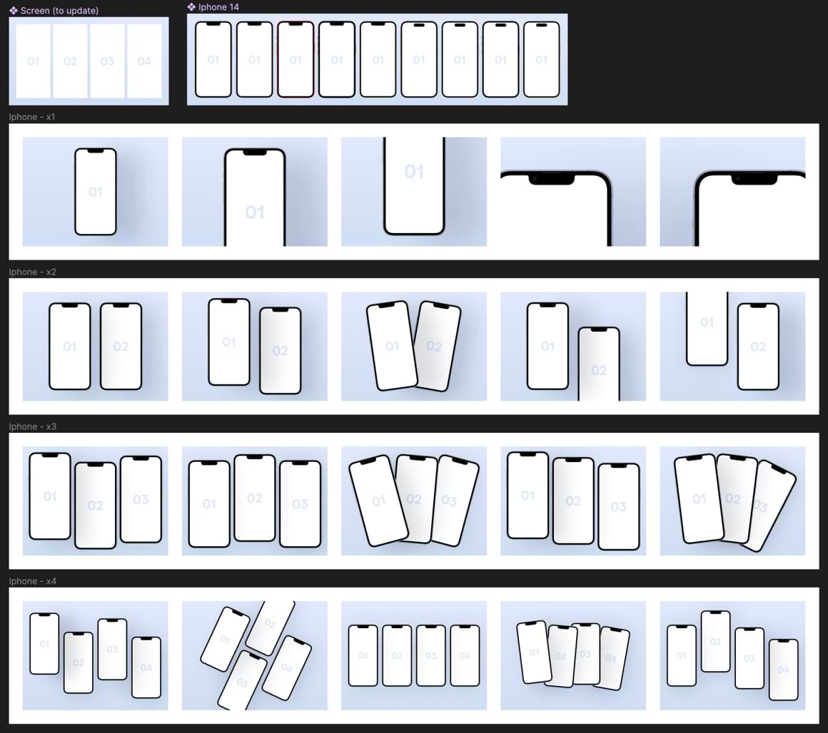 20 Free iPhone Figma Mockups - Freebiesbug