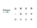 Free Instagram UI vector icons - Freebiesbug
