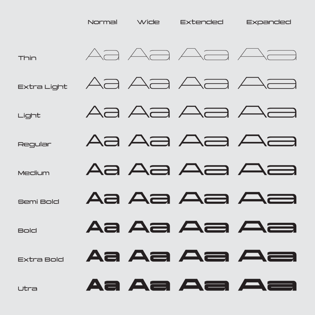 Yapari: A Futuristic Variable Font inspired by Street Typography ...