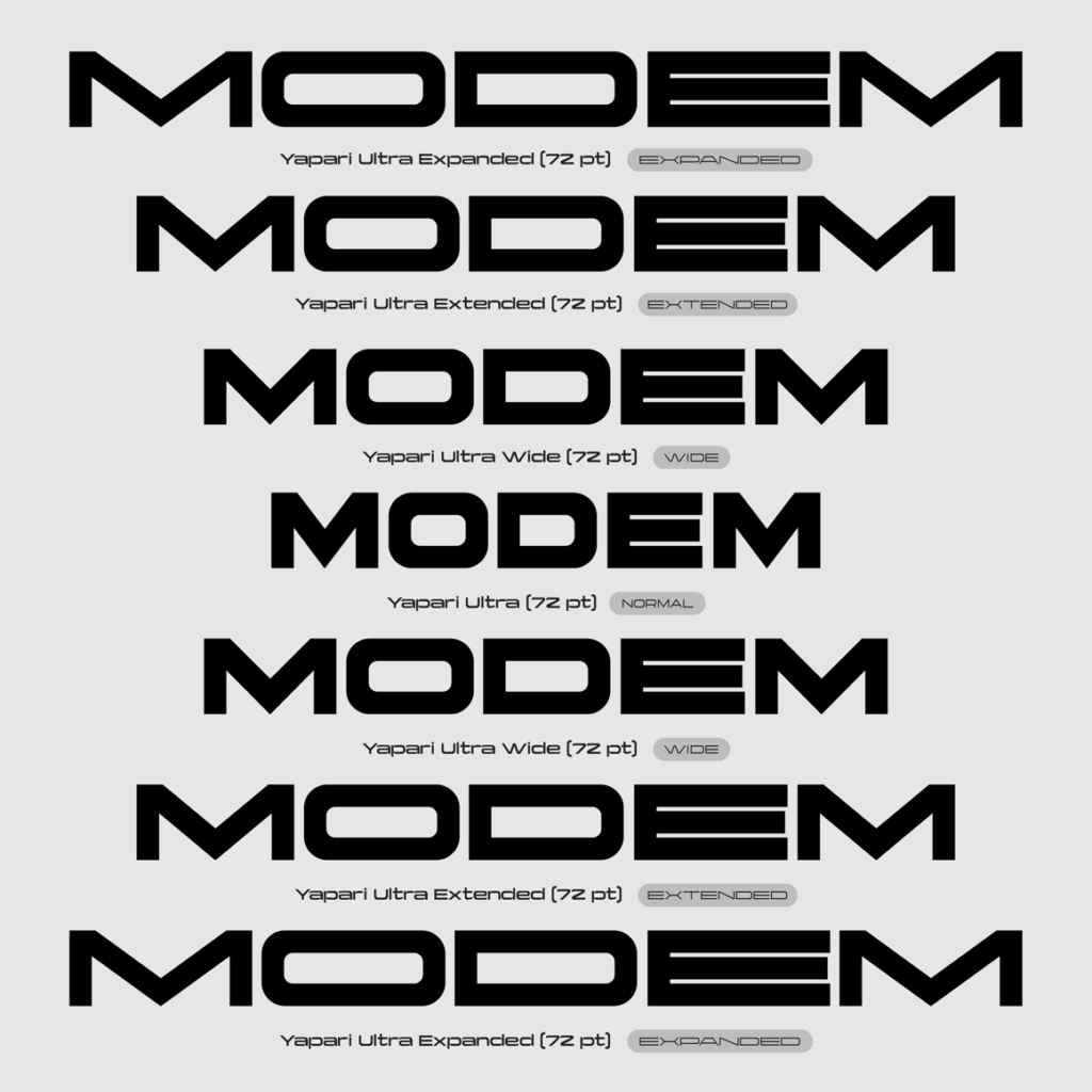 Yapari: A Futuristic Variable Font inspired by Street Typography - Freebiesbug