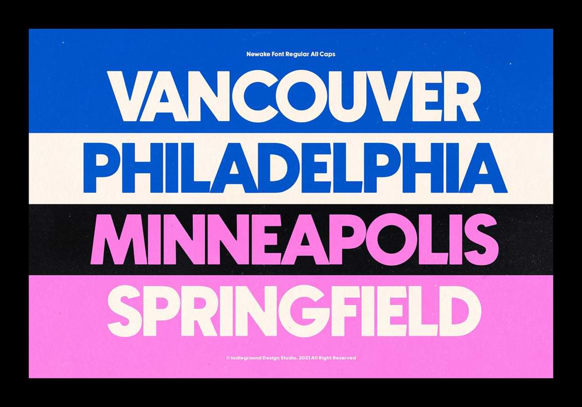 Newake: A Free Sans Serif Grotesque Font - Freebiesbug