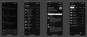 Threads App UI Design for Figma - Freebiesbug