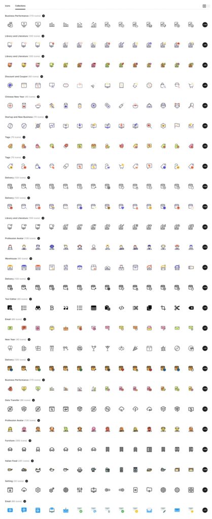 Blend Icons: Huge Collection of 140K+ Free Icons - Freebiesbug