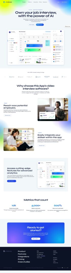 Hirebase: Free Framer template for Startups - Freebiesbug