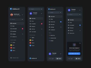Sidebar Navigation Design for Admin UIs - Freebiesbug
