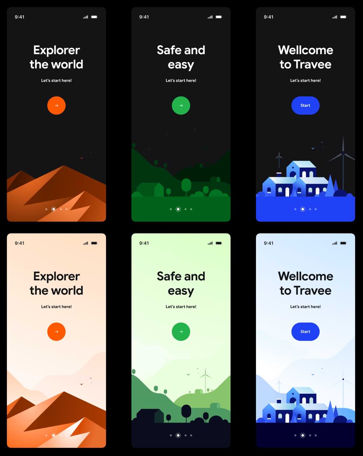 Free UI Kit for Travel Mobile App - Freebiesbug
